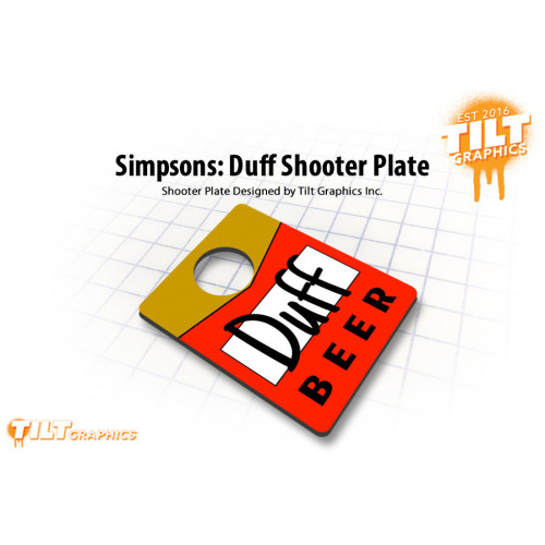 Tilt - Simpsons : Duff Shooter Plate